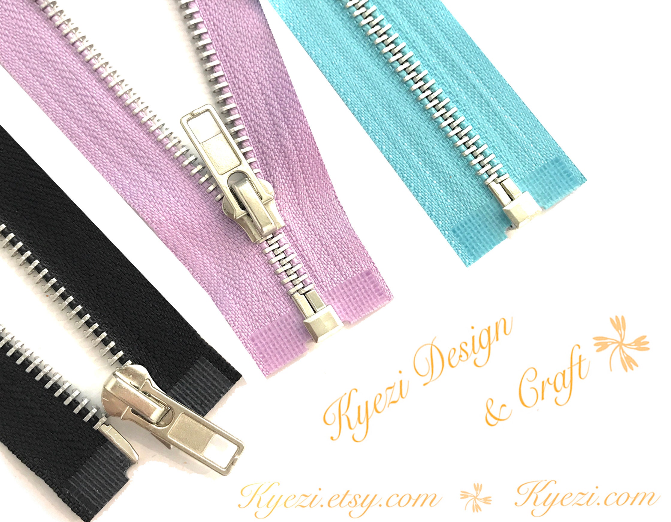 5 Inch Silver Separating Jacket Zipper, Gauge 5 Sale Wholesale Zippers ...