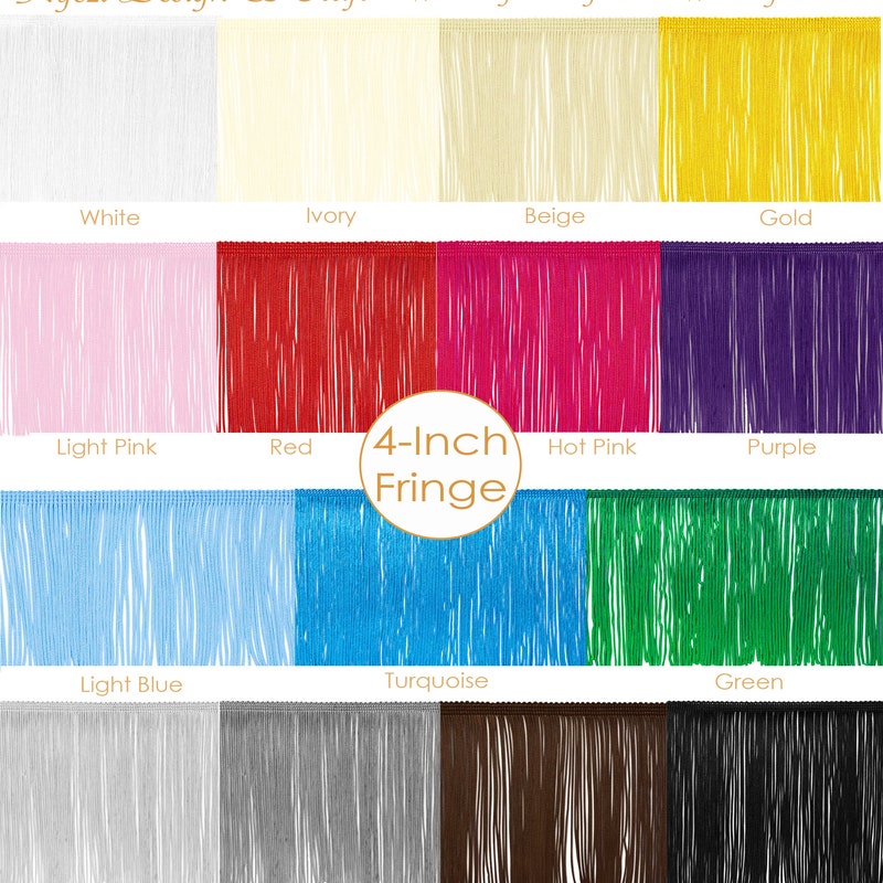 Red Fringe 4 Inch - Etsy