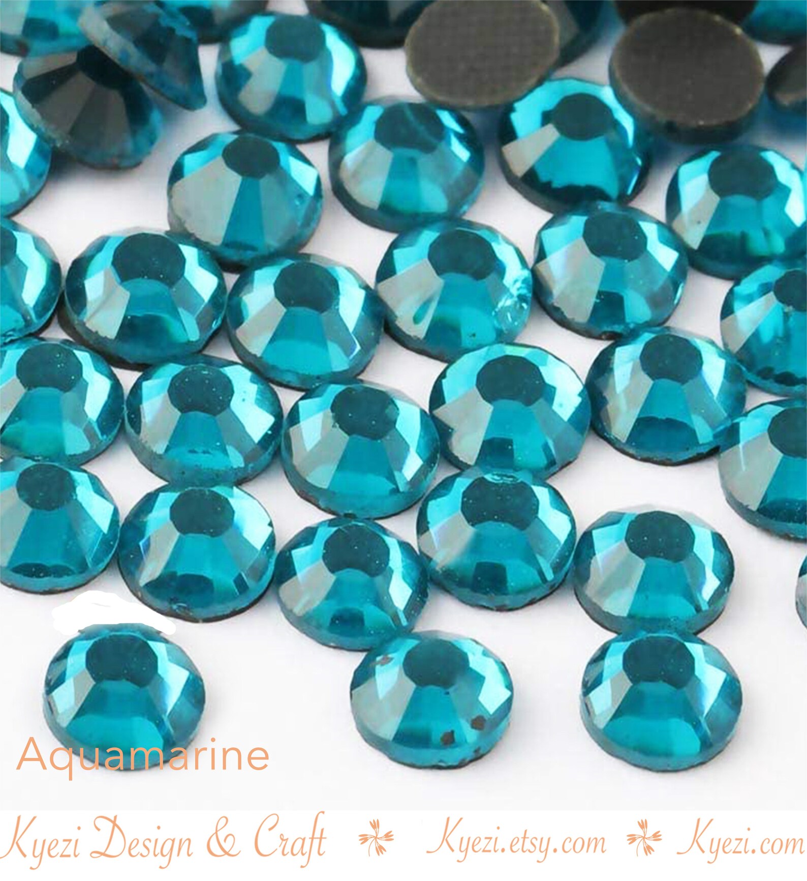 1440 Pcs Ss6/2mm Stick on Crystal Rhinestone Iron on Hotfix Hot Fix ...