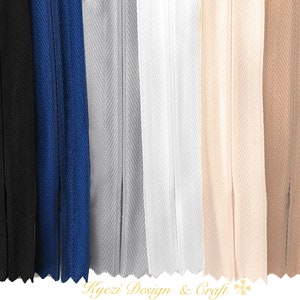 20 30 50 Pcs 16 Inch Natural Beige Invisible Zippers - Etsy
