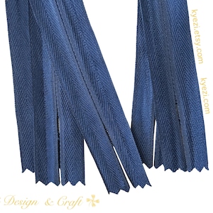 20 30 50 Pcs 18 Inch Navy Invisible Zippers - Etsy