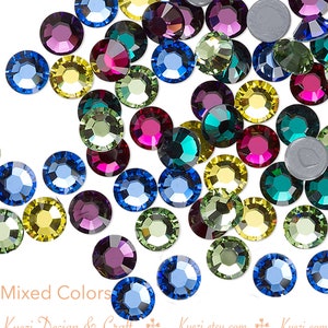 1440 Pcs Ss10/3mm Stick on Crystal Rhinestone Iron on Hotfix Hot Fix ...