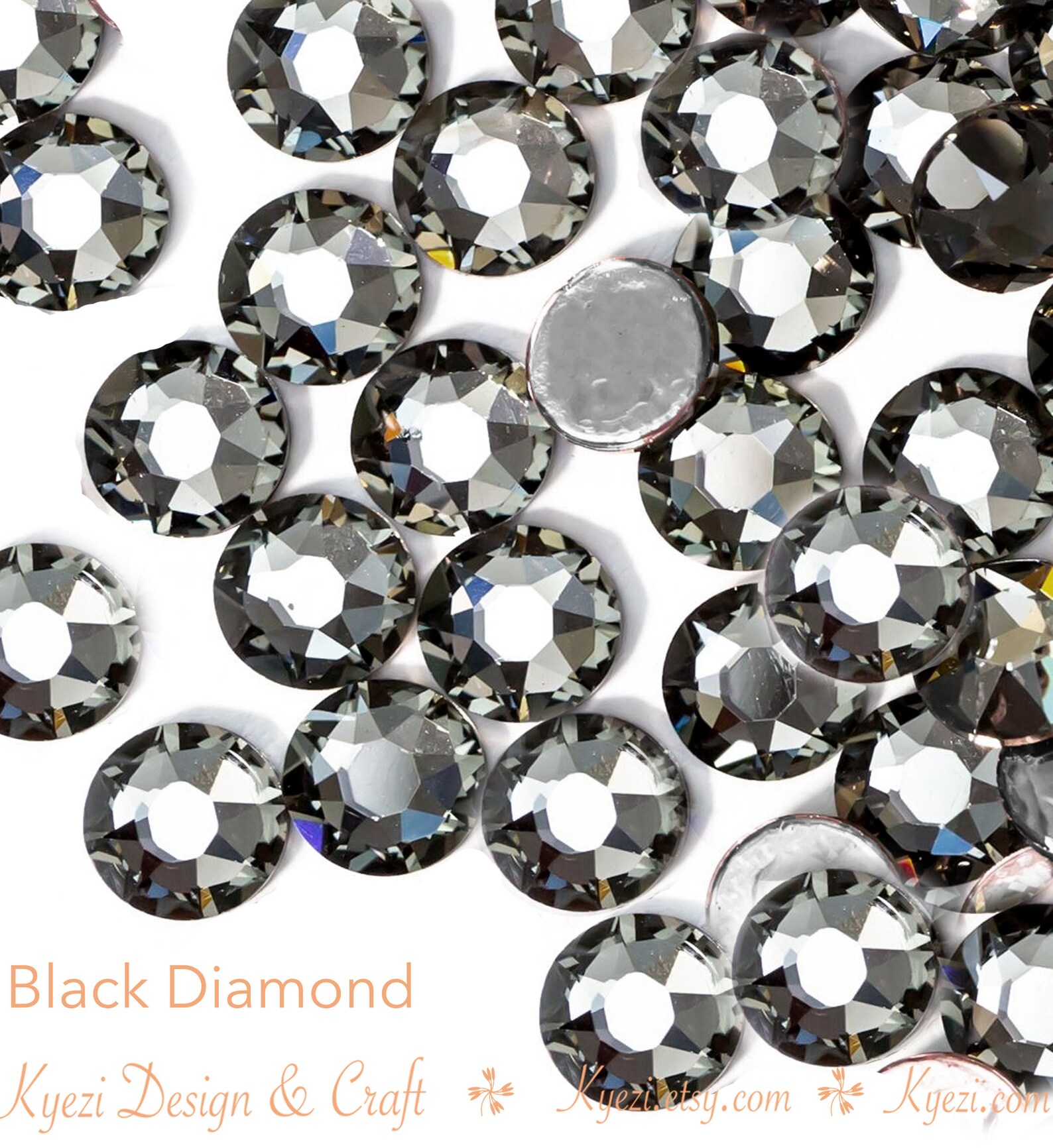 1440 Pcs Ss10/3mm Stick on Crystal Rhinestone Iron on Hotfix Hot Fix ...
