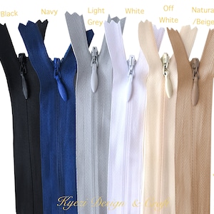 20 30 50 Pcs 18 Inch Navy Invisible Zippers - Etsy