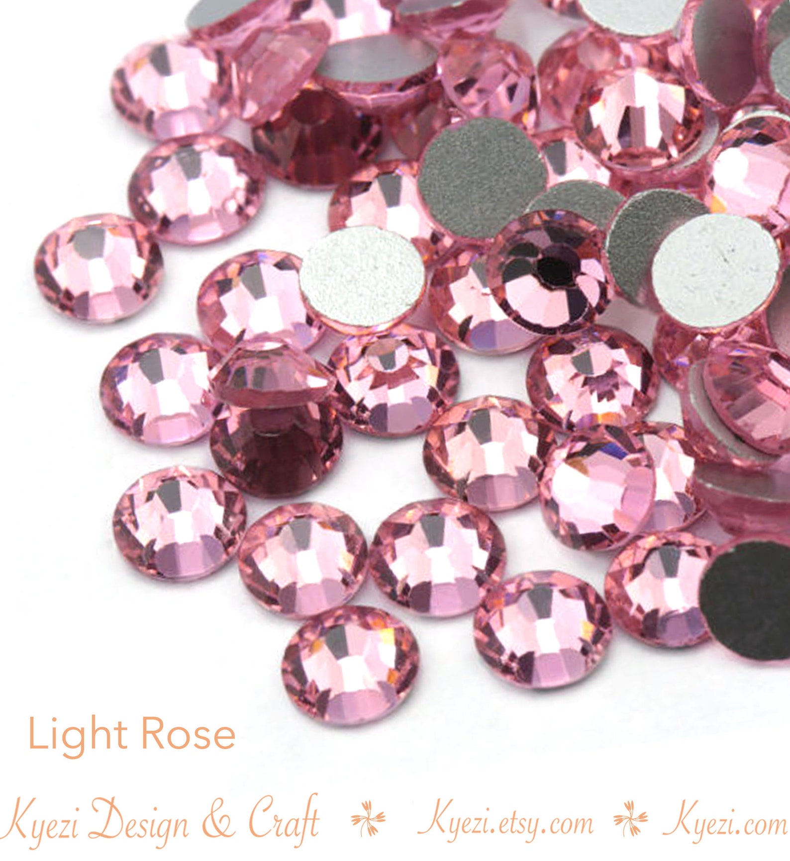1440 Pcs Ss10/3mm Stick on Crystal Rhinestone Iron on Hotfix Hot Fix ...