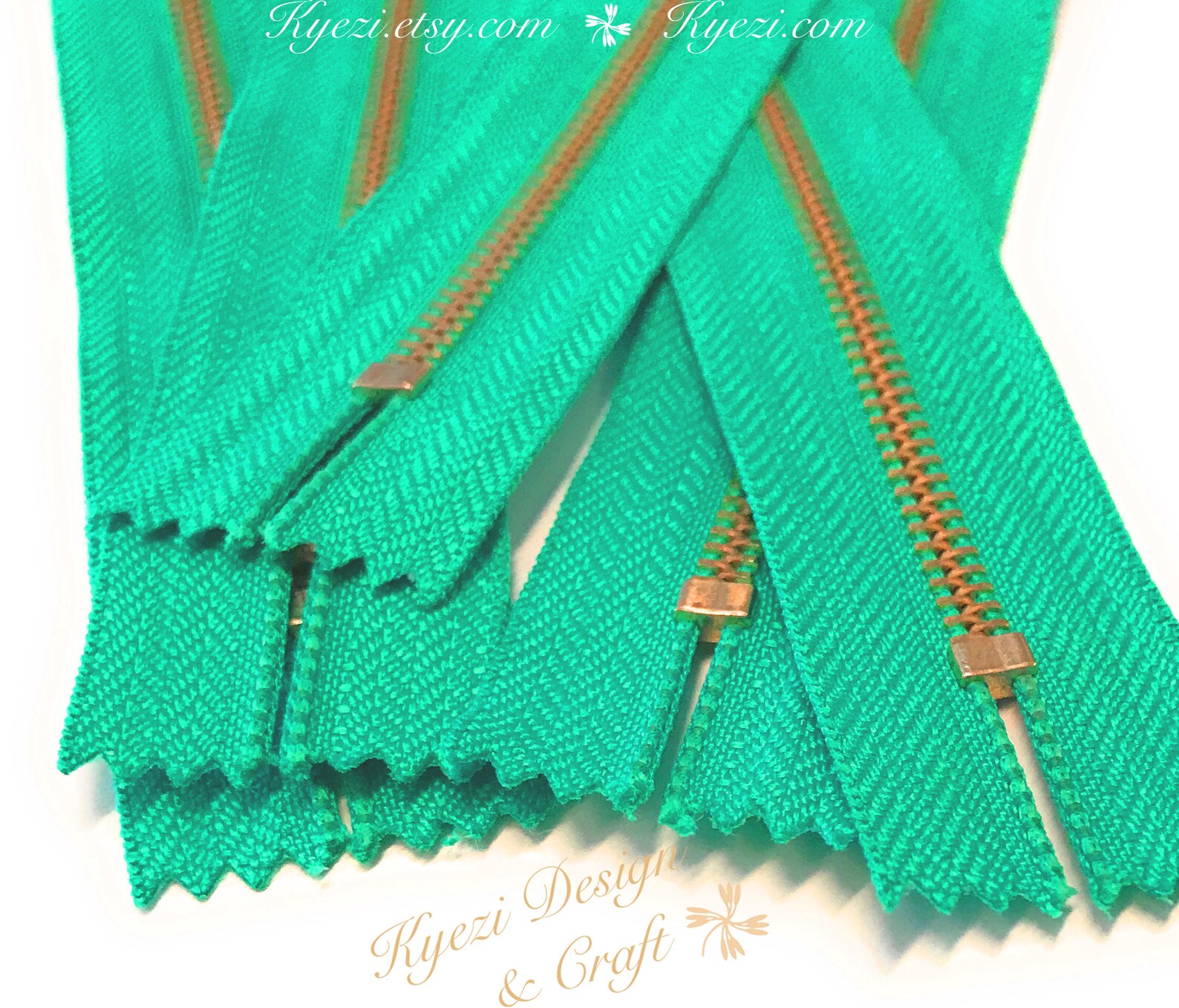 3 to 50 Pcs 6 Inch Brass Metal Teeth Zippers - Pink Blue Brown Burgundy ...