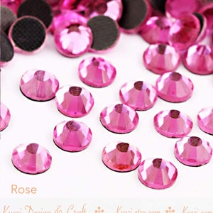 1440 Pcs Ss10/3mm Stick on Crystal Rhinestone Iron on Hotfix Hot Fix ...