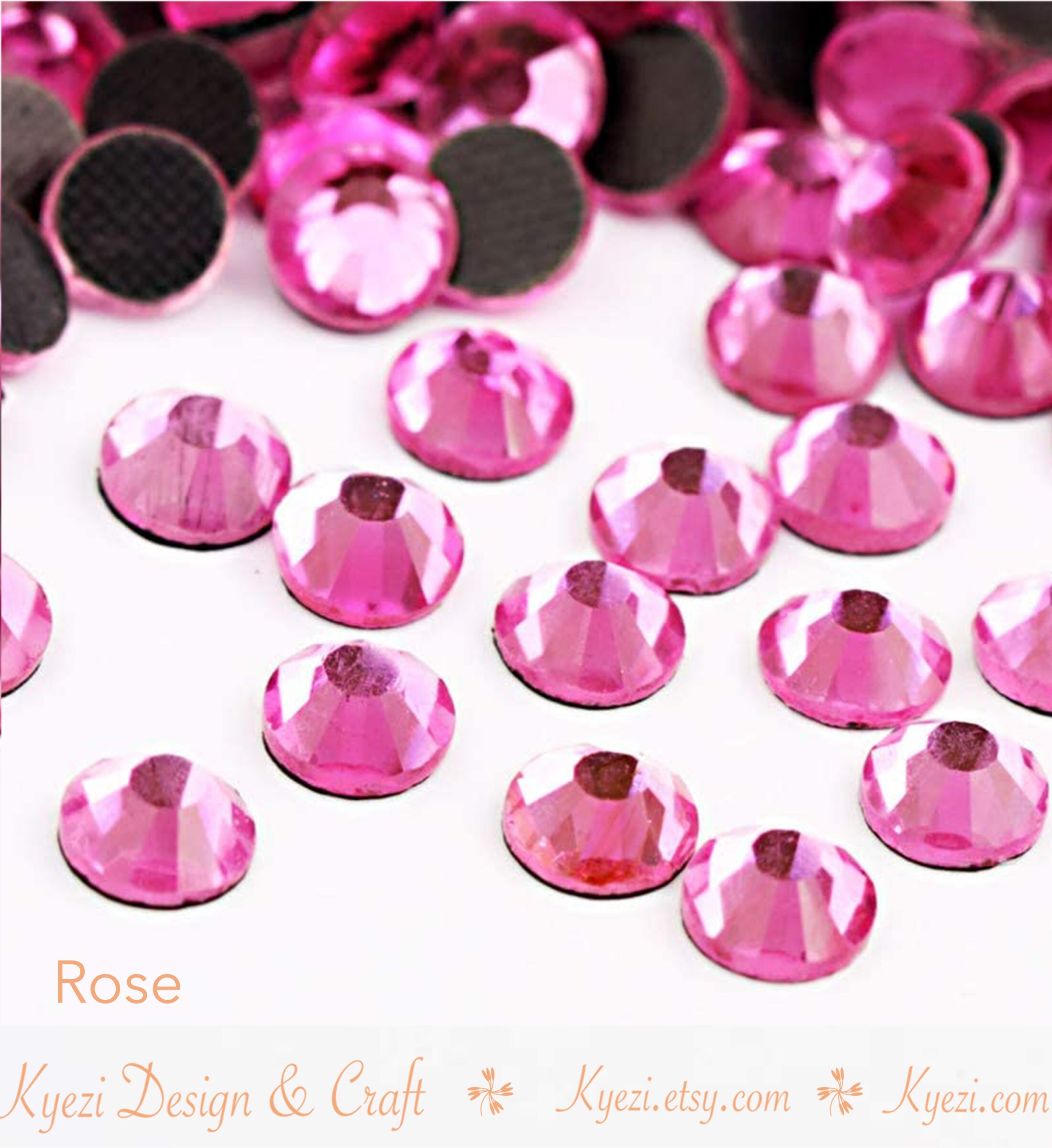 1440 Pcs Ss10/3mm Stick on Crystal Rhinestone Iron on Hotfix Hot Fix ...