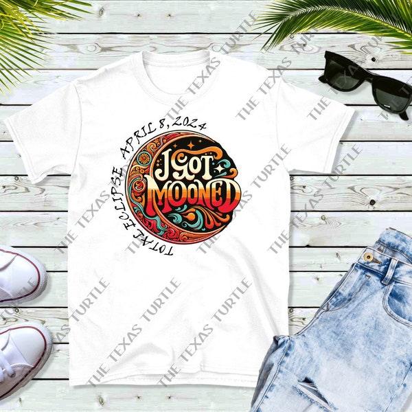 I Got Mooned Eclipse Shirt - Etsy