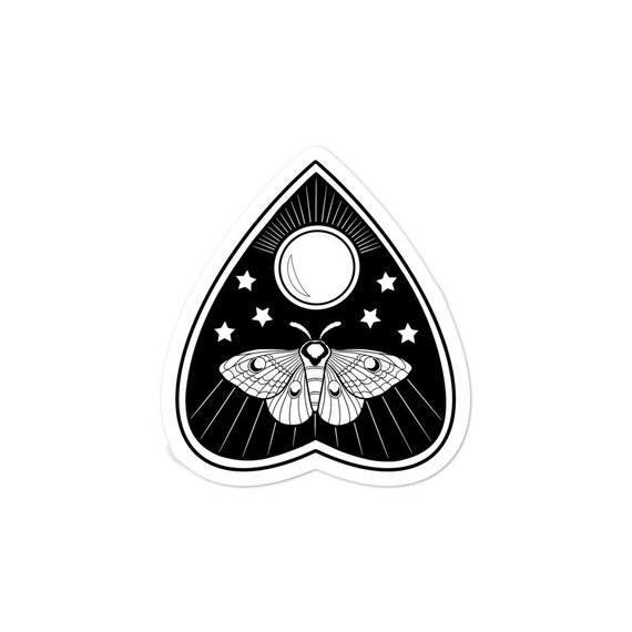 Night Moth Ouiji Planchette Sticker Goth Decoration Occult | Etsy
