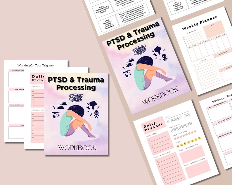 PTSD Trauma Workbook Printable PDF – Healing and Recovery Journal for ...