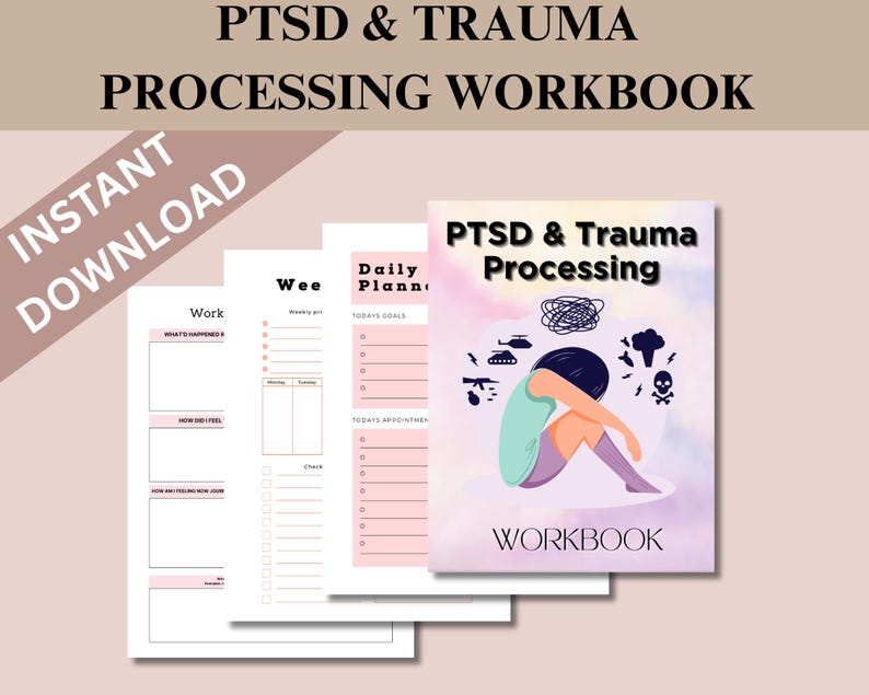 PTSD Trauma Workbook Printable PDF – Healing and Recovery Journal for ...