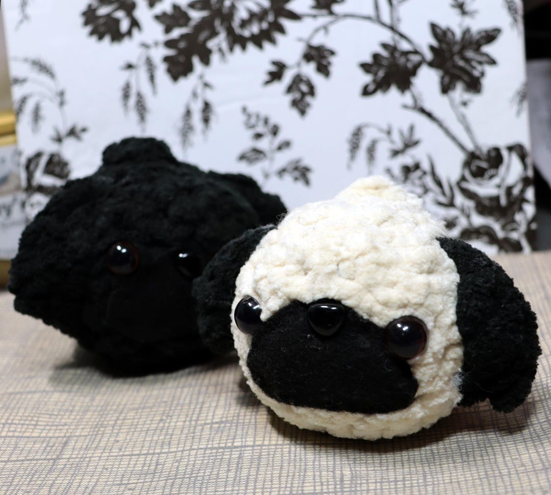 Koby the Super Chonk Chunky Chenille Pug Your Choice of Ornament or ...