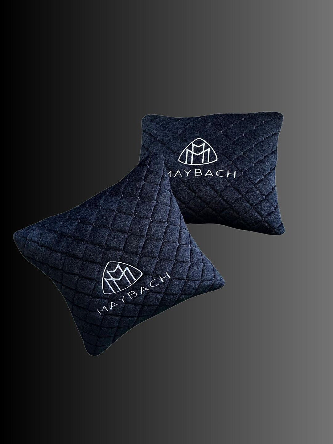 For MAYBACH Car Pillow, MAYBACH Velvet Lumbar and Neck Support Cushion ...