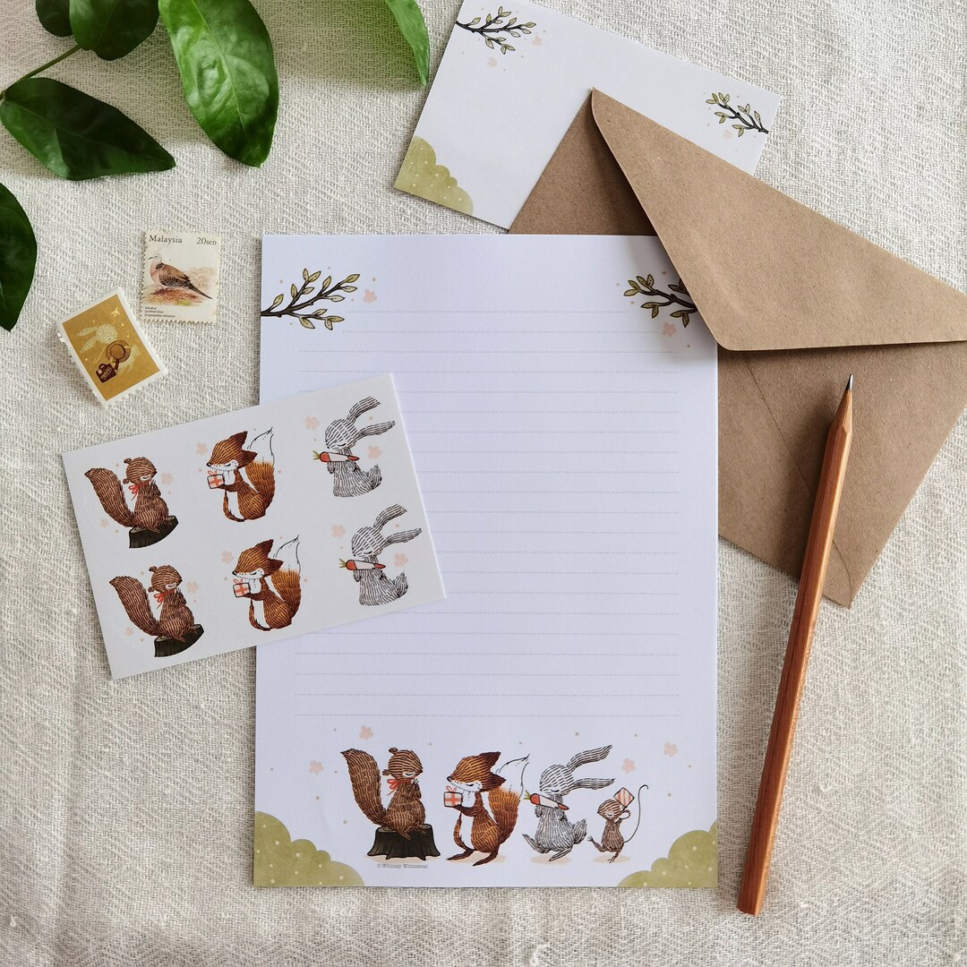 A5 Summer Letter Writing Set Summer Celebration Delights Stationery Set ...