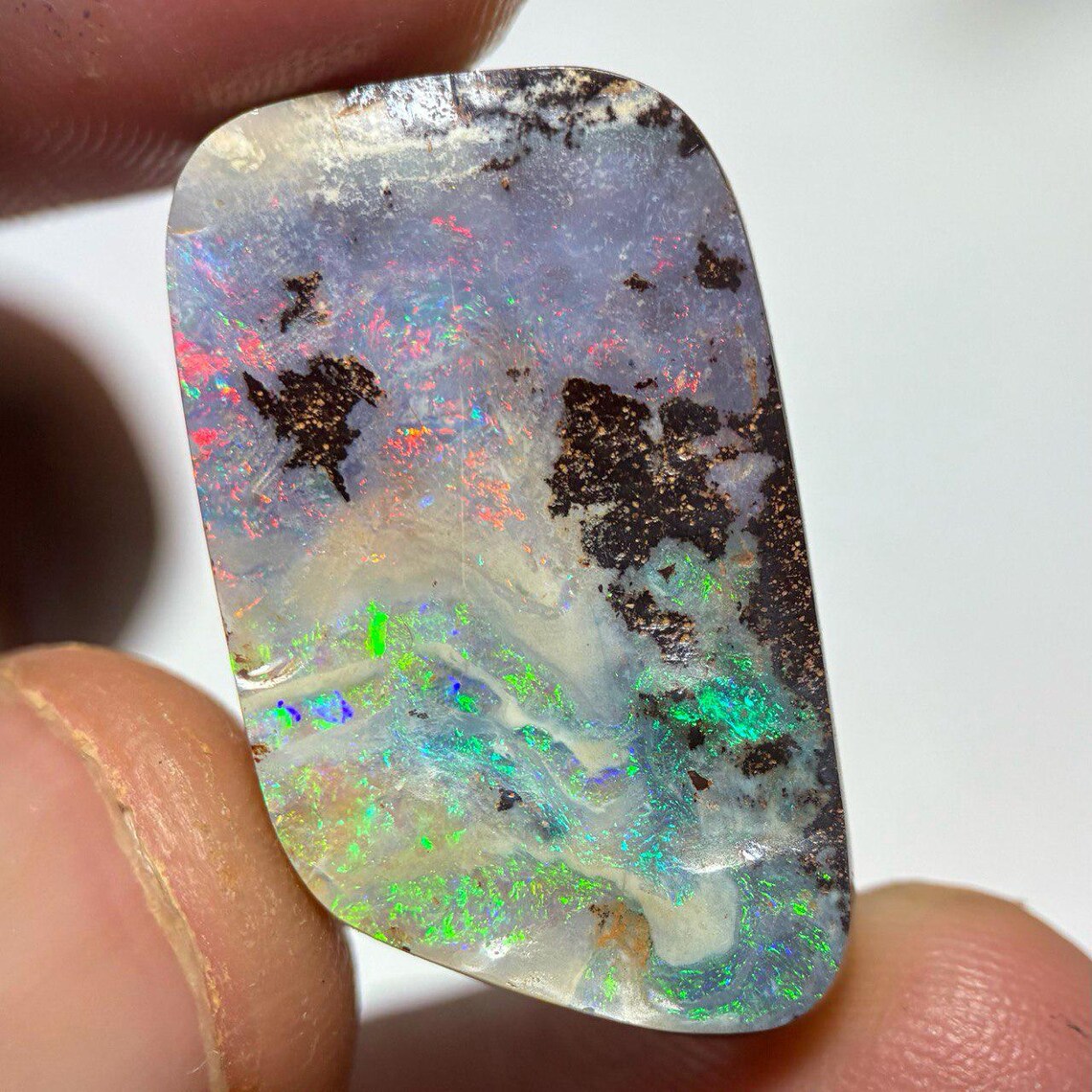 Scenic Split Boulder Opal Australian 13.40 Cts - Etsy