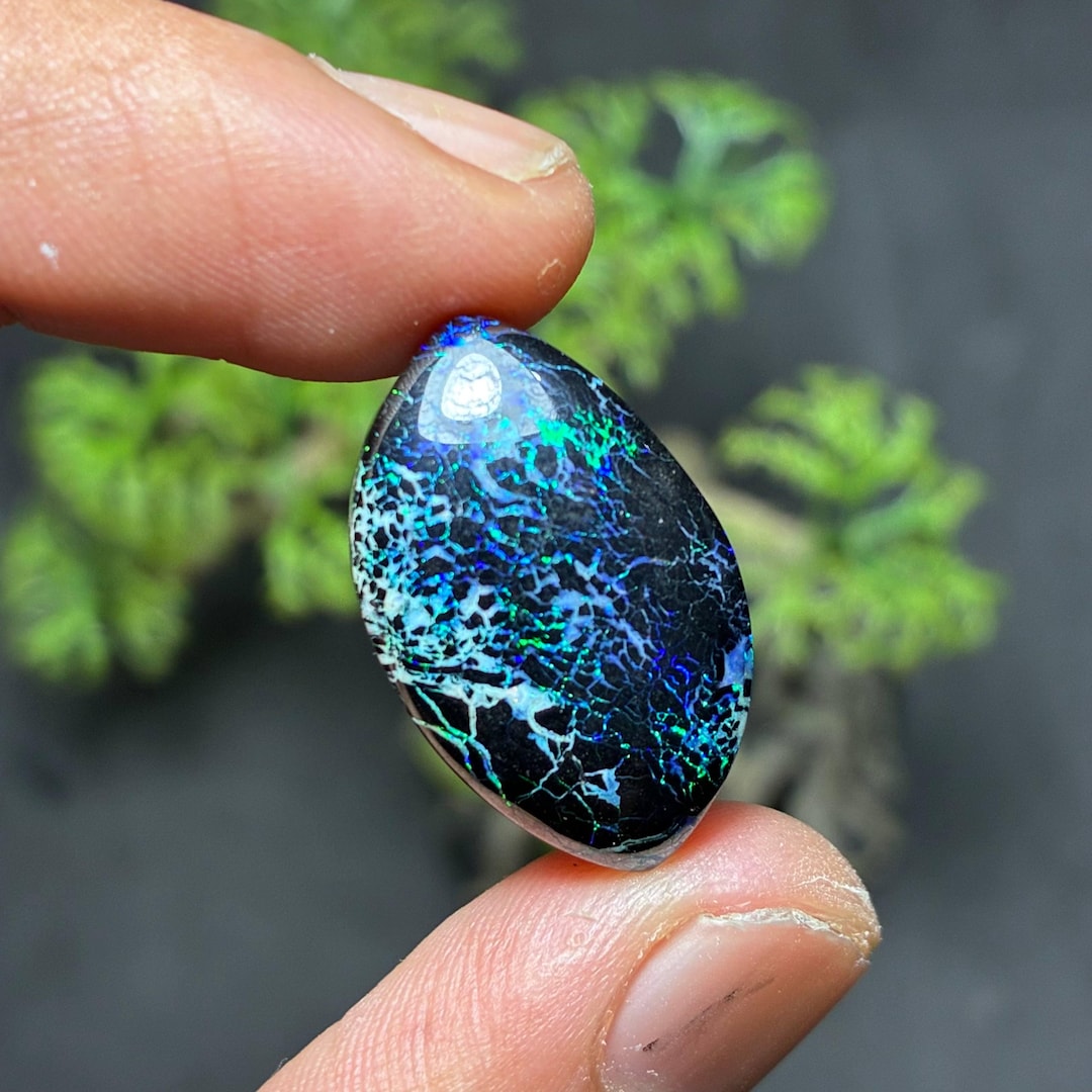 Opal Black Matrix Australian Bubble Matrix Unique Pieces 15.75 Cts - Etsy