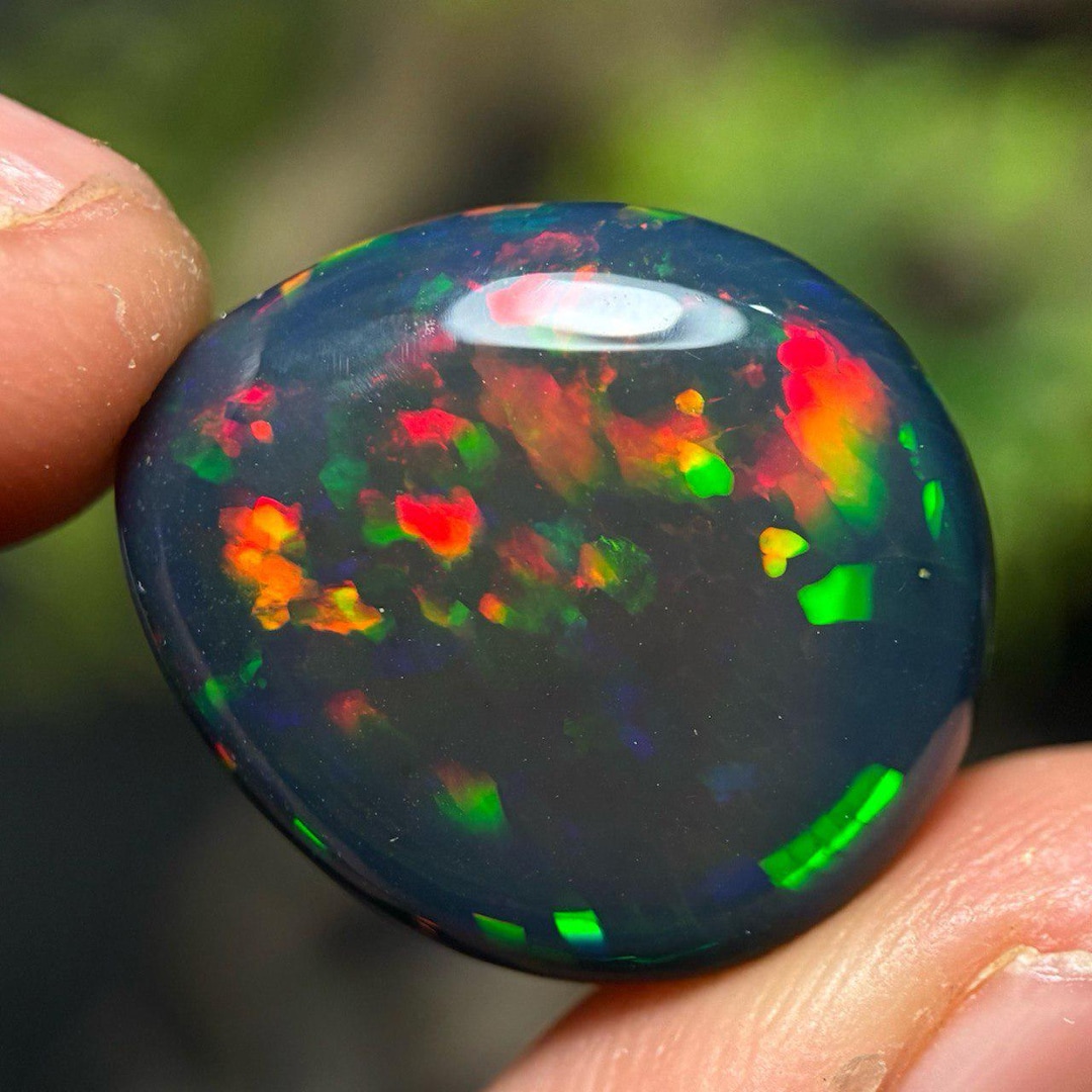 13.15cts Ethiopian Black Opal Smoked Welo Opal Africa - Etsy
