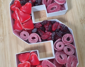Sweet Filled Letters and Numbers - Etsy UK