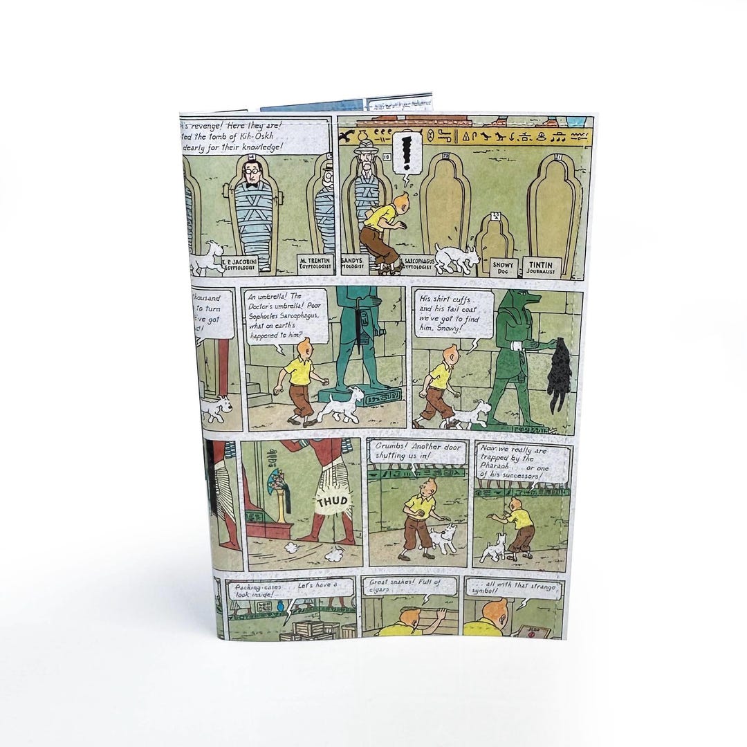 PASSPORT COVER | Upcycled Vintage Comic Book Page in PVC - That Belgian ...