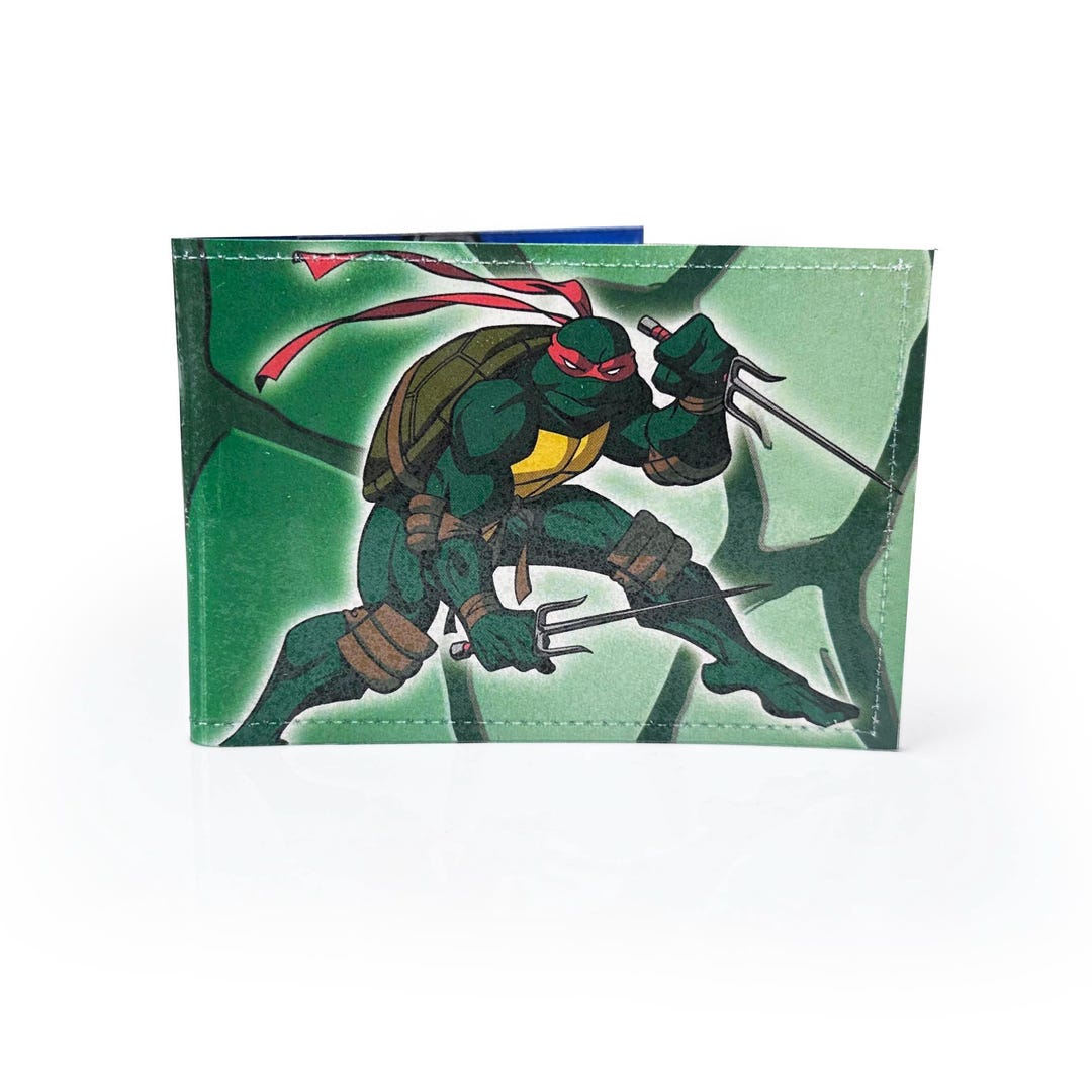 CARD HOLDER | Vintage Teenage Mutant Ninja Turtles Recycled Book Page ...