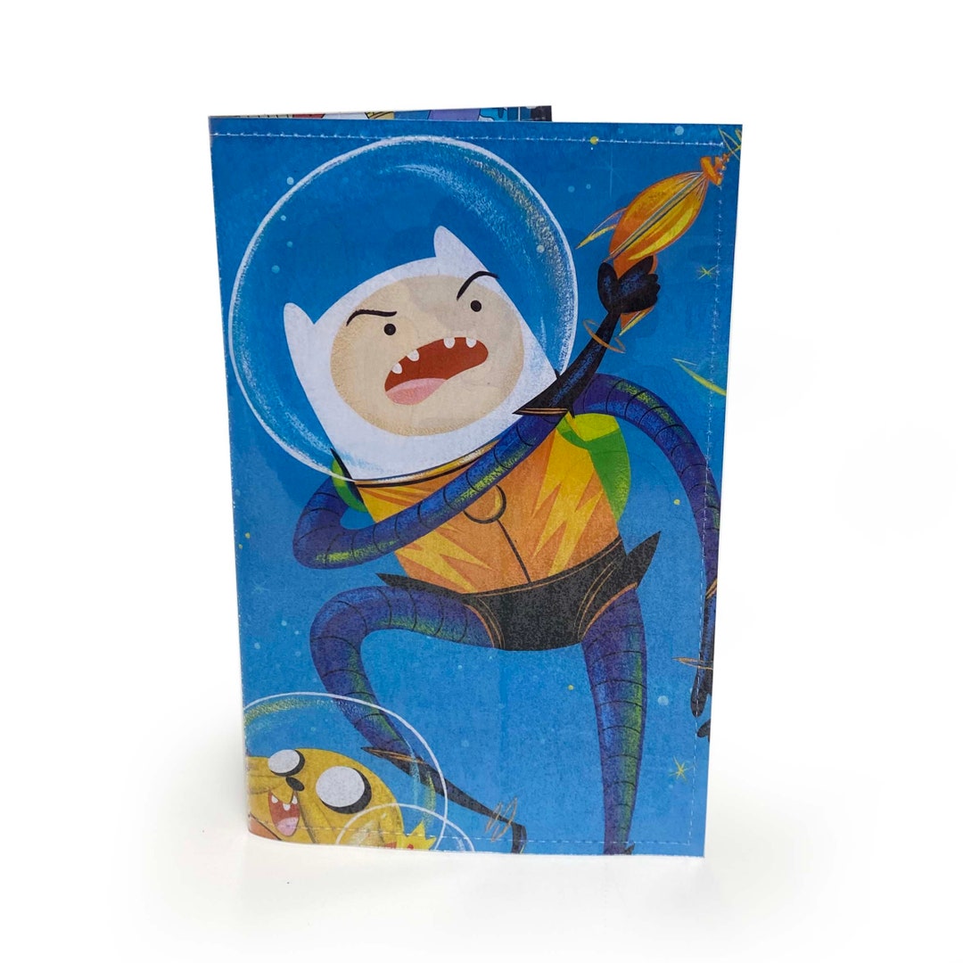 PASSPORT COVER | Adventure Time Comic Book Page Encased in PVC - Finn ...