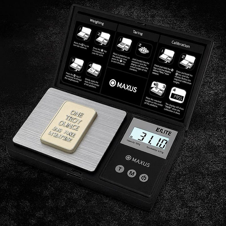 MAXUS Precision Gram Scale 500g X 0.01g – Digital Pocket Weigher for ...