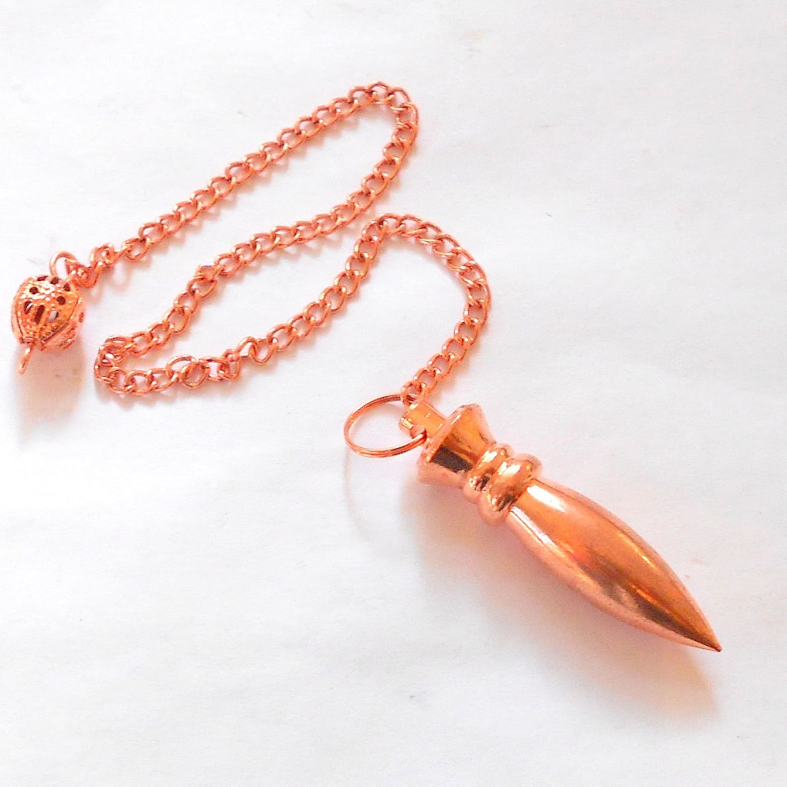 Copper Karnak Pendulum Divination Tool Reiki Metaphysical Earthegy ...