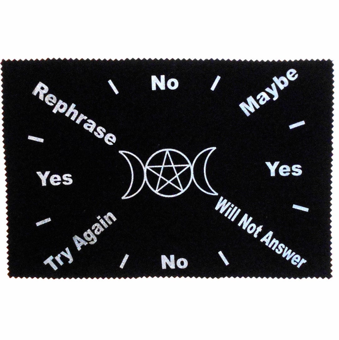 Triple Moon Pendulum Divination Mat Divination Tool Reiki Wicca 2911 - Etsy