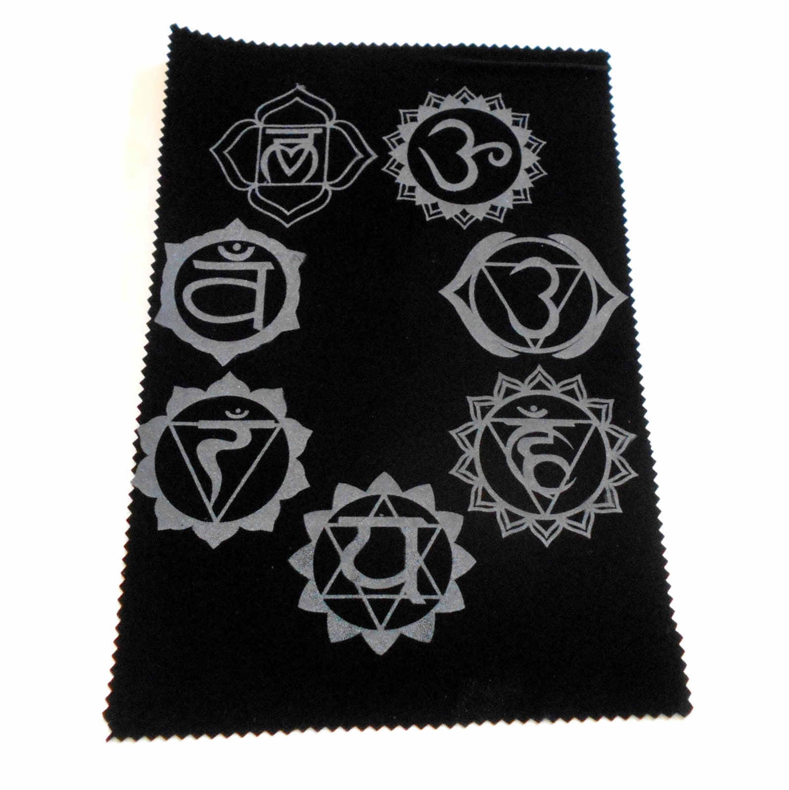 Seven Chakras Crystal Grid Cloth Divination Mat Earthegy 2138 | Etsy