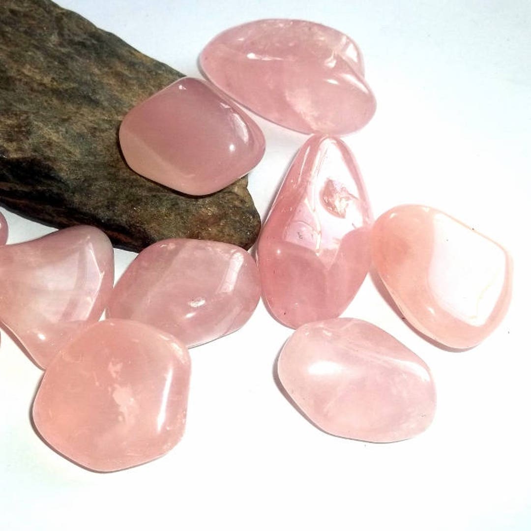 Rose Quartz Polished Gemstone Crystals Earthegy #647 - Etsy