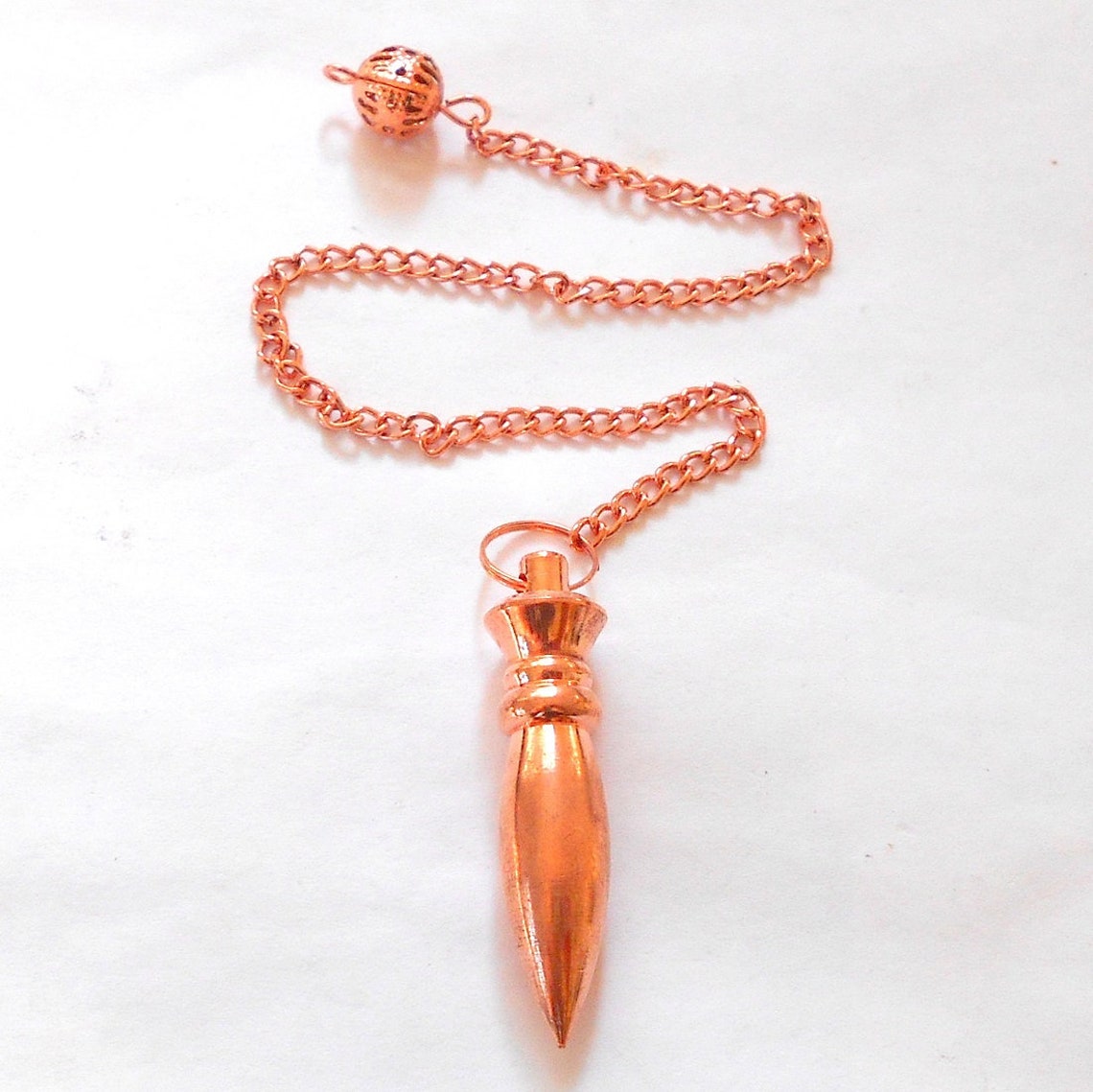 Copper Karnak Pendulum Divination Tool Reiki Metaphysical Earthegy ...