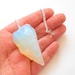 Raw Opalite Crystal Pendulum Reiki Wicca Divination Tool Earthegy 3177 - Etsy