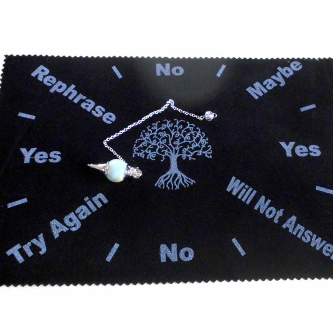Tree of Life Pendulum Divination Mat Divination Tool Reiki Wicca #2909 ...