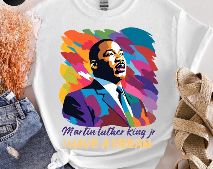 Martin Luther King Jr. Day Shirt, Equality & Justice Tee, Inspirational ...