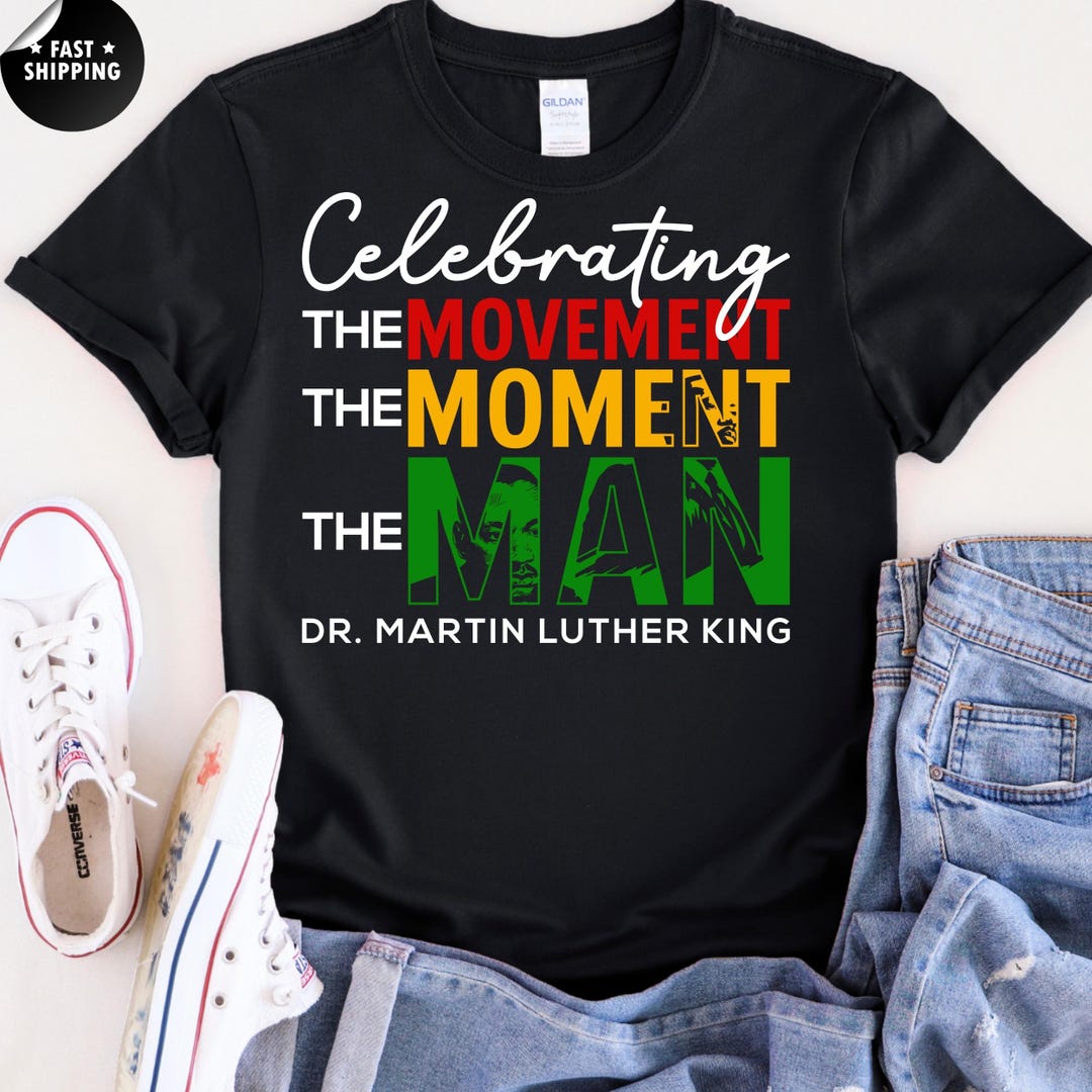 Martin Luther King Jr. Day Shirt, Equality & Justice Tee, Inspirational ...