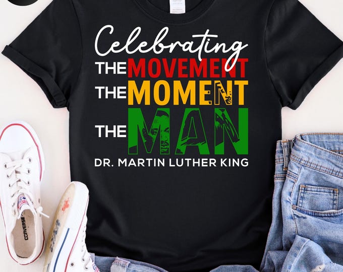 Martin Luther King Jr. Day Shirt, Equality & Justice Tee, Inspirational ...