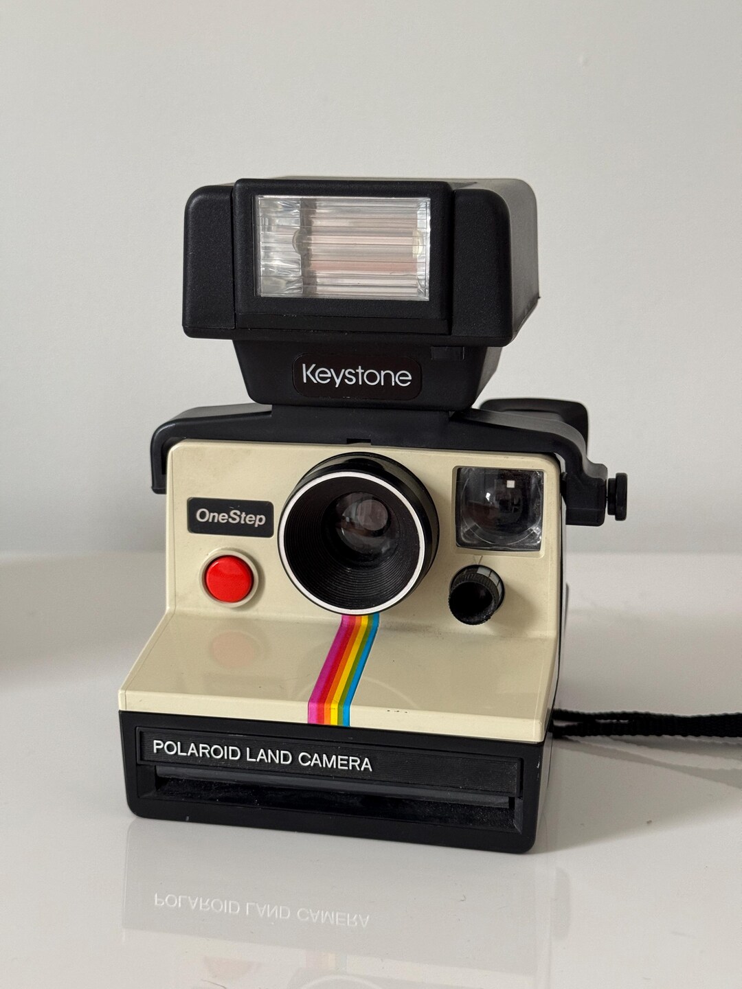 Polaroid One Step With Keystone Flash- Great Condition! - Etsy