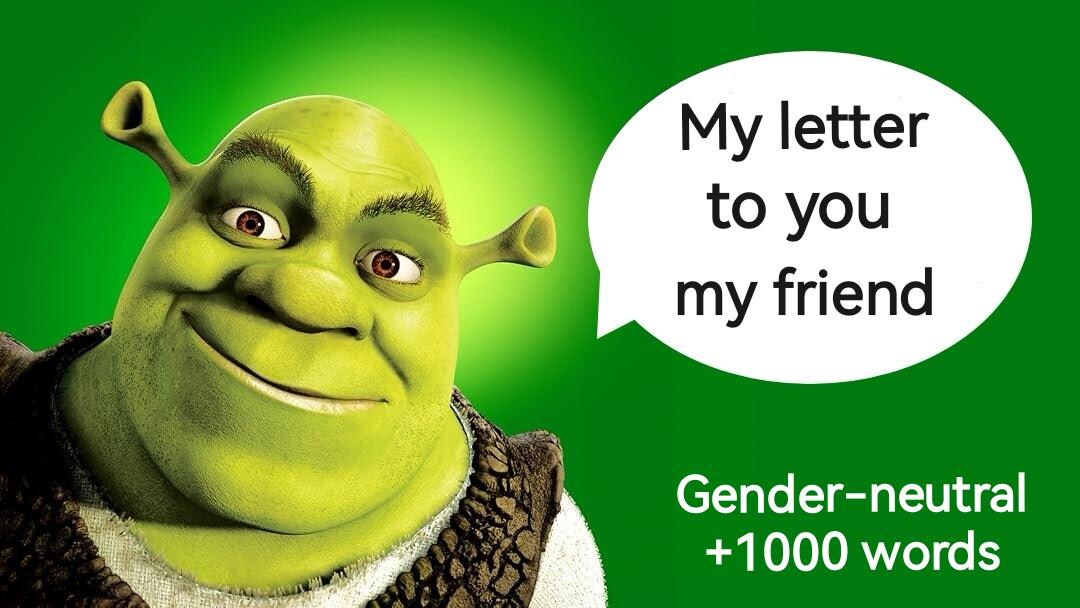 Shrek's Letter to a Friend - Etsy