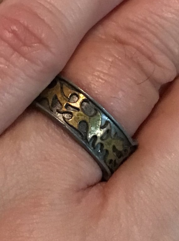 rare copper viking ring - Gem
