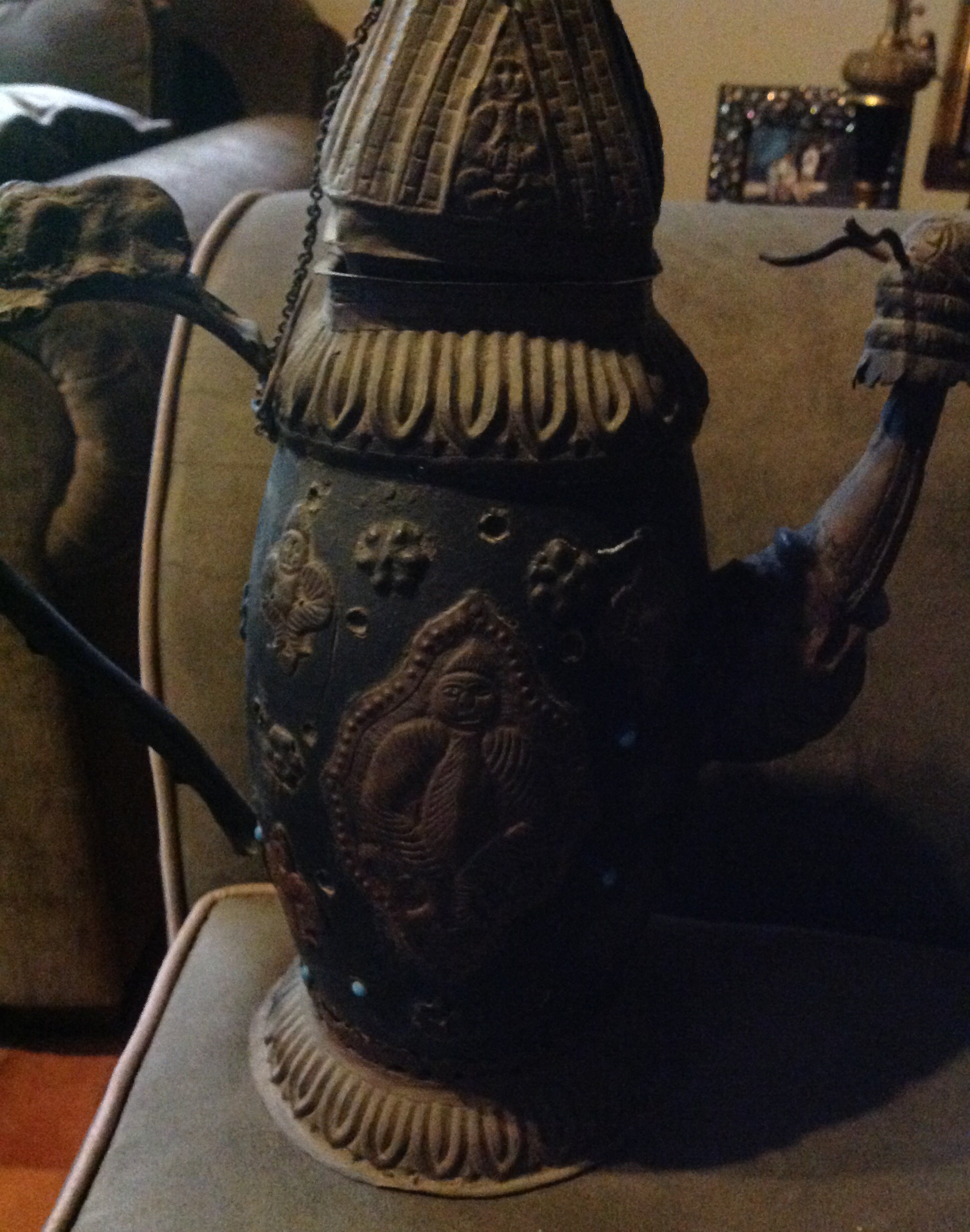 1940's Rare TIBETAN Tibet Large TEAPOT Mythical CREATURES - Etsy