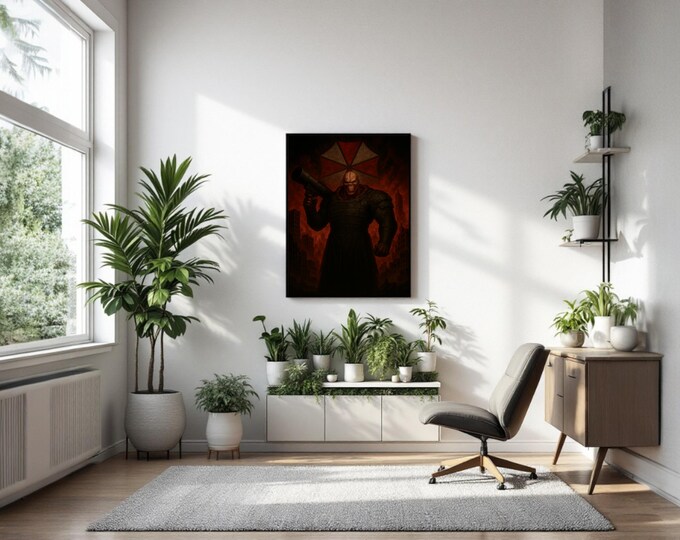 Nemesis Mutant Fanart – Resident Evil Artwork With a Destroyed City ...