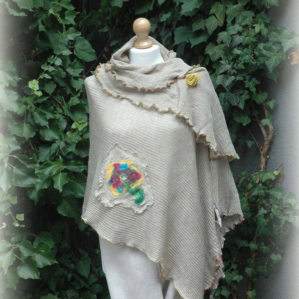 Spring Poncho - Etsy