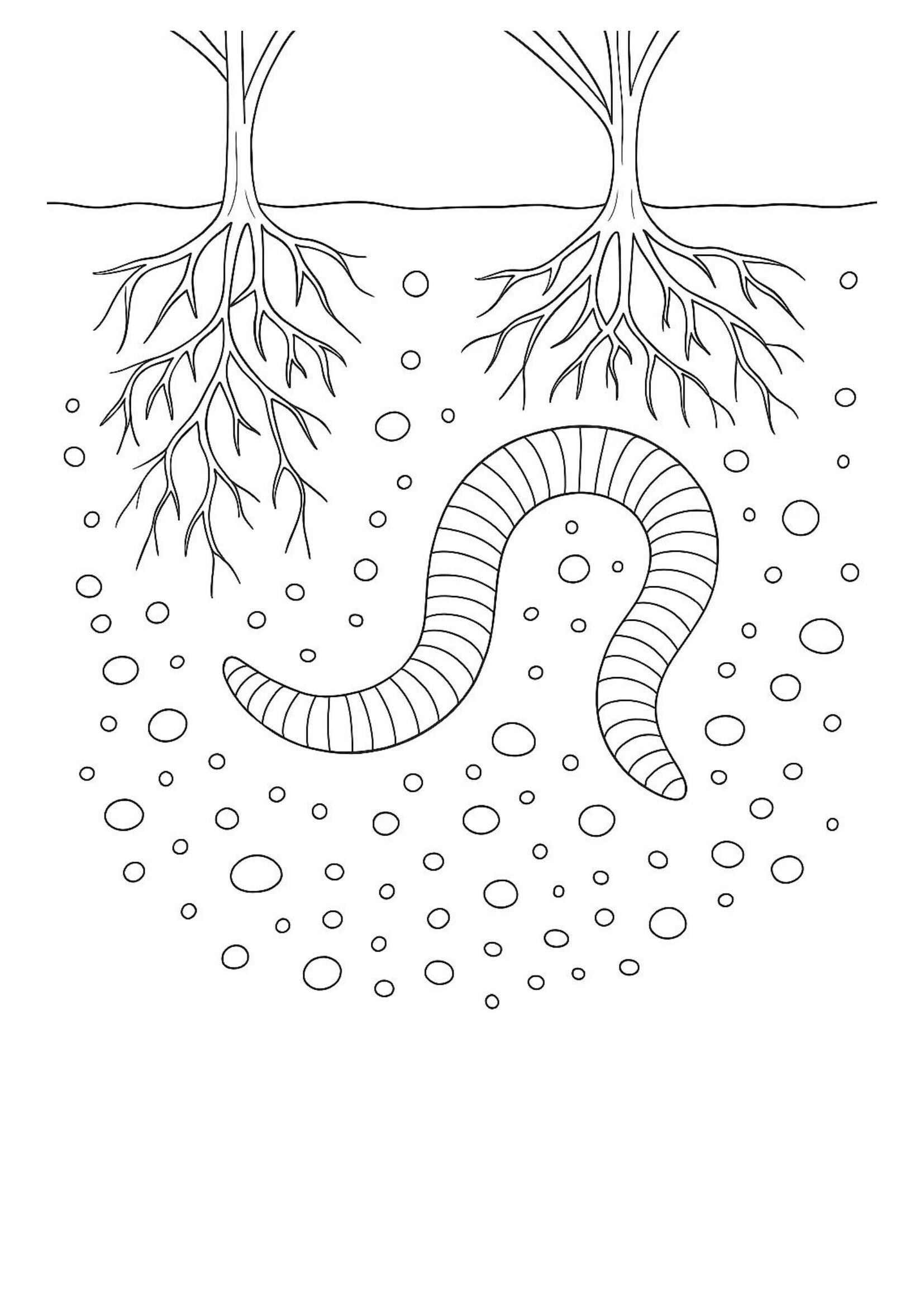 The Underground World of Insects Coloring Storybook PDF for Kids ...