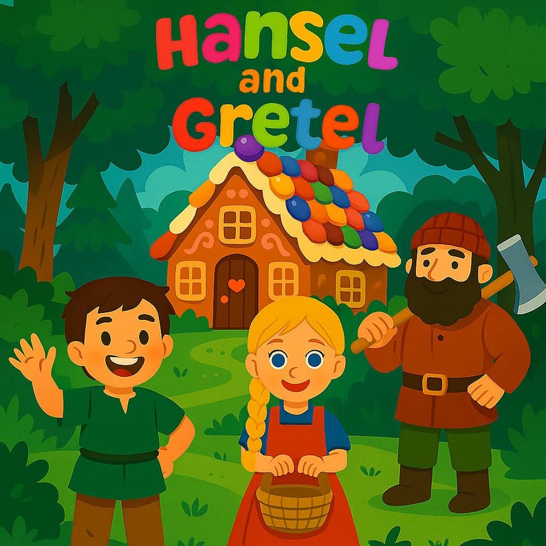 Hansel and Gretel Storybook PDF With Bonus Character Art | Kids Digital ...