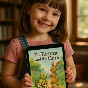 The Tortoise and the Hare - Kids Storybook With Character Art | Instant ...