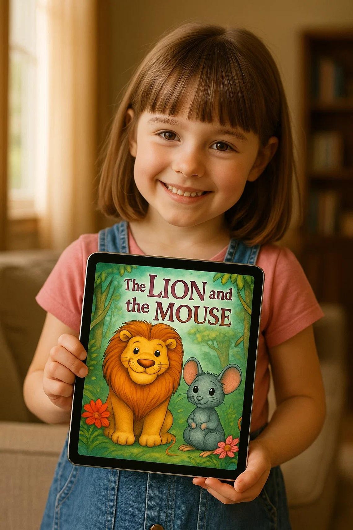 The Lion and the Mouse - Digital Children's Storybook PDF With Colorful ...