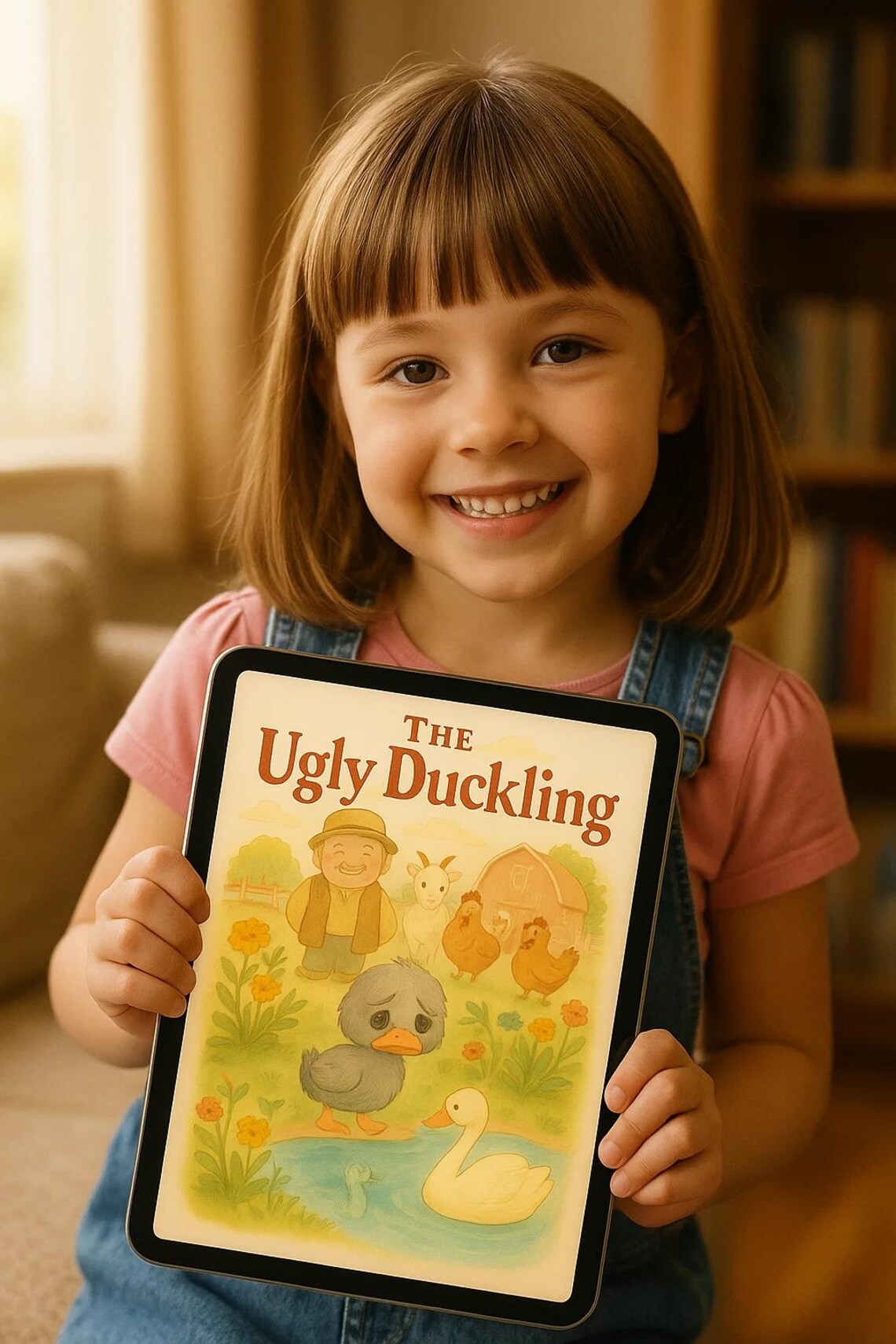 The Ugly Duckling Storybook: Kids Digital Fairy Tale With Character Art ...