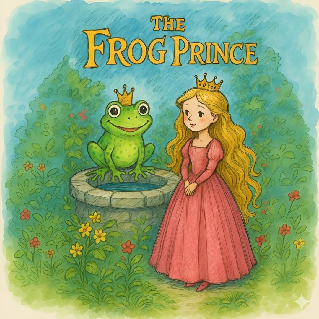 The Frog Prince Storybook: Kids Digital Fairy Tale With Character Art ...