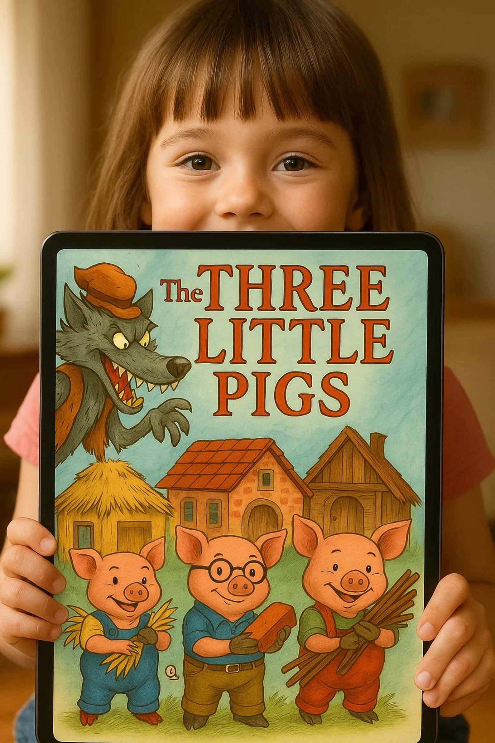 The Three Little Pigs - Digital Children's Storybook With Colorful ...